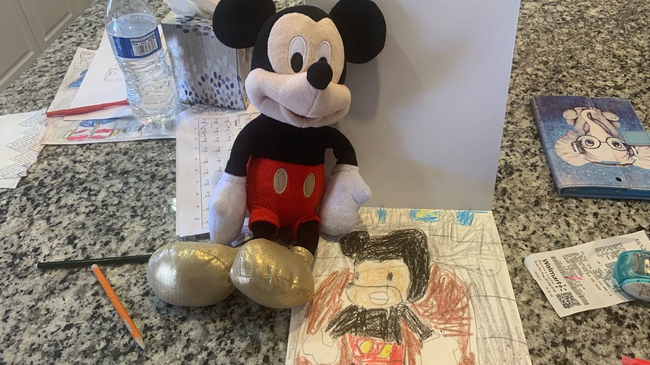 How to draw Mickey Mouse for beginners #drawing #mickeymouse #disney # ...