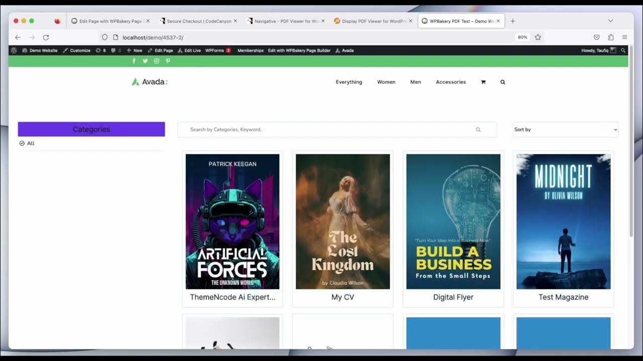 9. Navigative PDF Viewer Element | WPBakery PDF Viewer For WordPress Add-on | Documentation Part ...