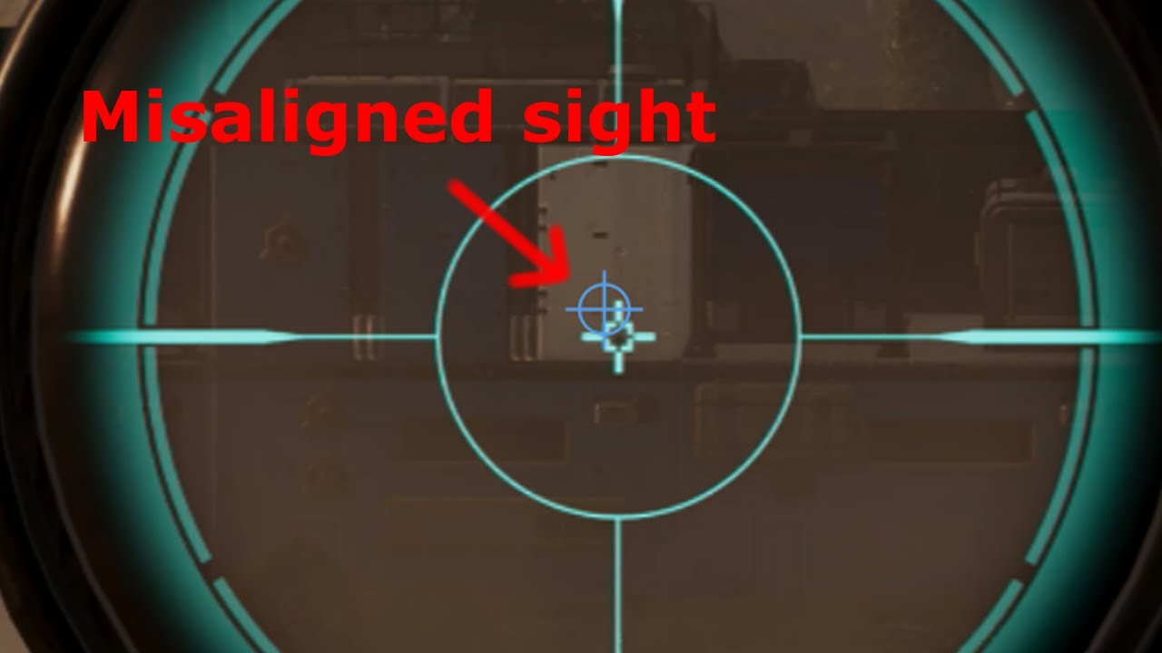 Anti Material Rifle sights are misaligned in Helldivers 2 - YouTube