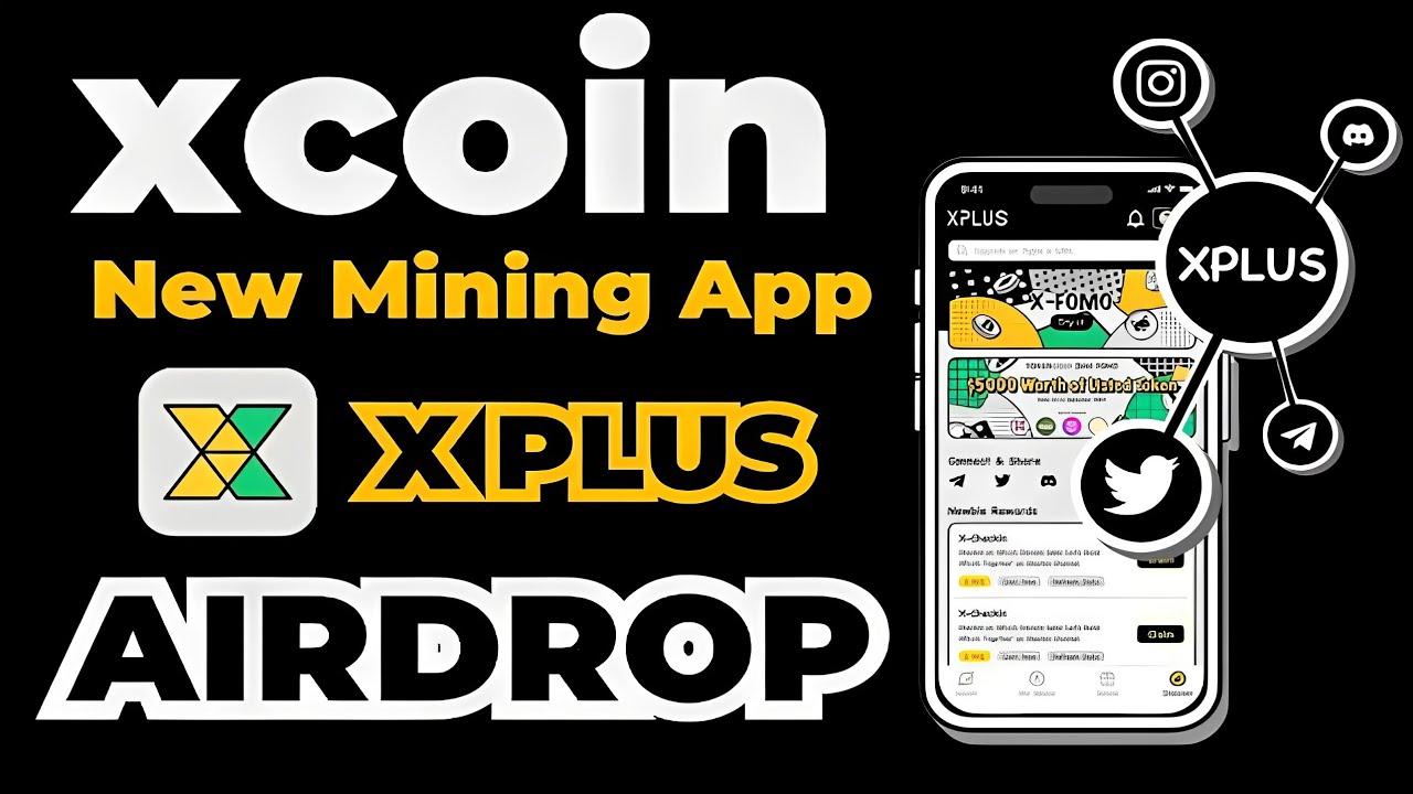 Xplus mining app | Free airdrop | Cryptocurrency - YouTube