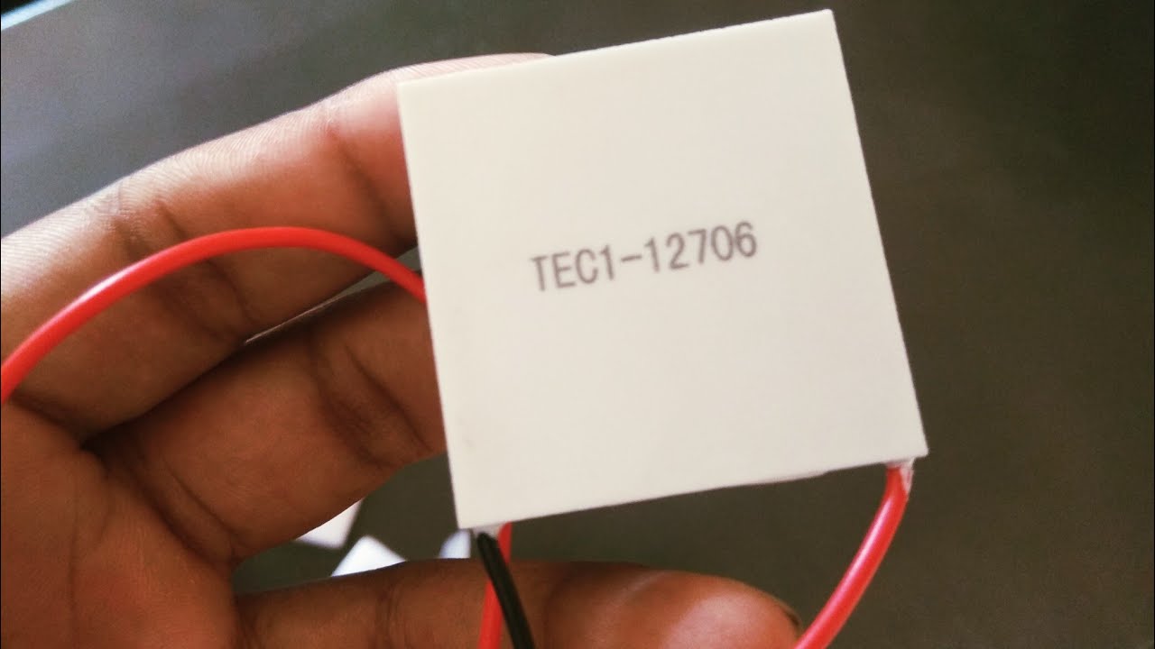 TEC1-12706 peltier cooler peltier module unboxing - YouTube