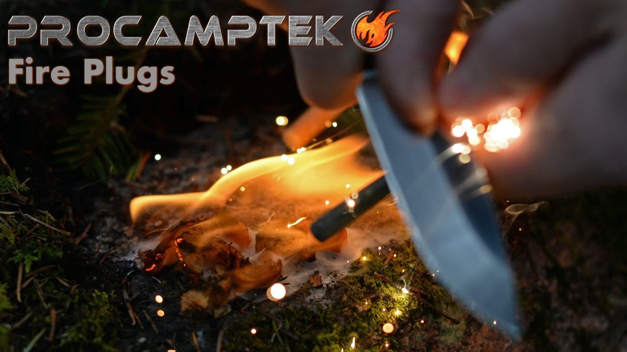 Procamptek Fire Plugs - Simply the Easiest Fire Tinder on the Planet - YouTube