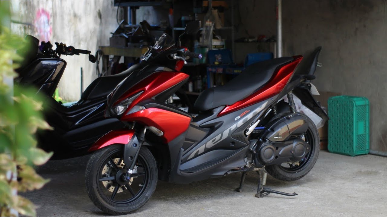 Candy Red Aerox Repaint - YouTube