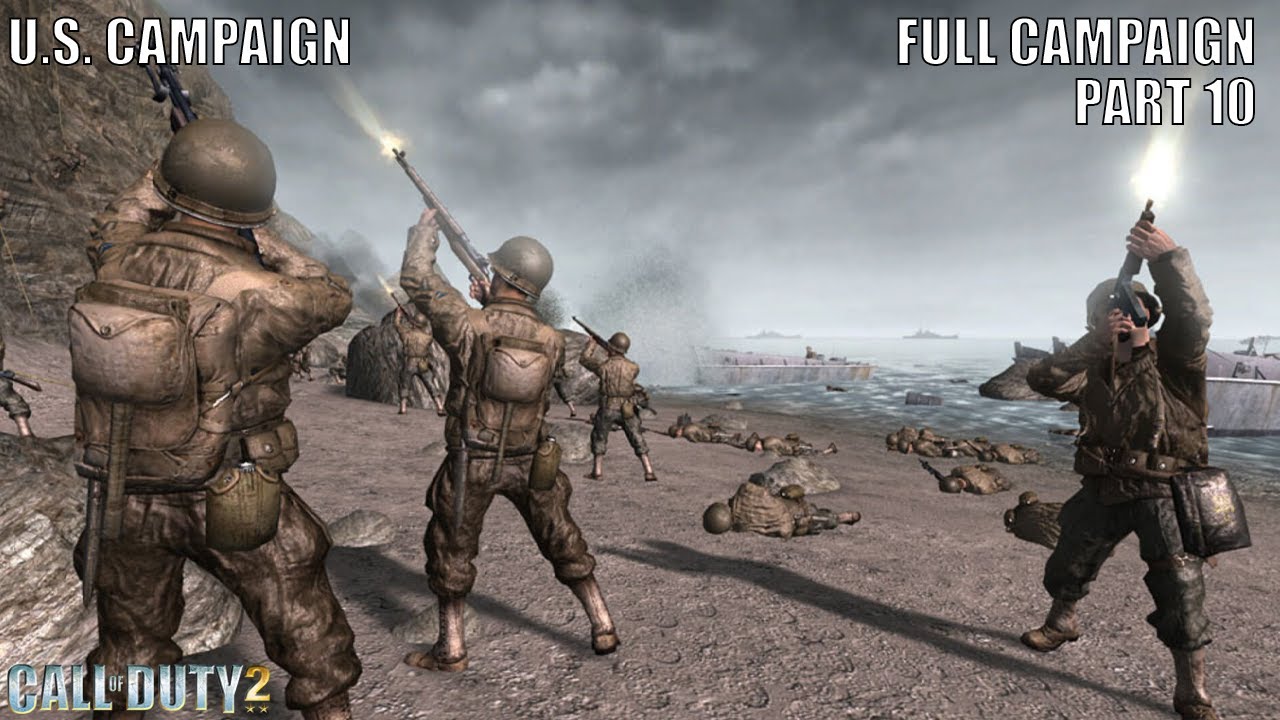 D-Day | Call of Duty 2 (2005) Full Campaign Part 10 Walkthrough - U.S ...