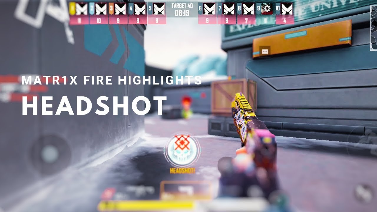 (4K 60 Fps) Matrix fire gameplay Highlights || Android AIM ASSIST OFF ...