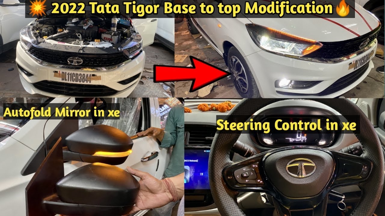2022 Tata Tigor Base to Top Modification With price🔥 Tigor xe🔥 Tata ...