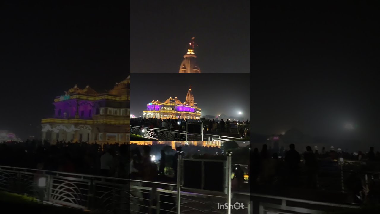 Prem Mandir || Night View || Vrindavan|| 2021 - YouTube