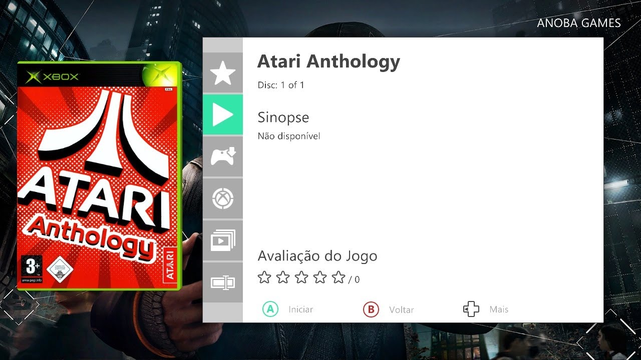 15 Minutos Jogando: Atari Anthology de Xbox Clássico (Xbox 360) Full HD ...