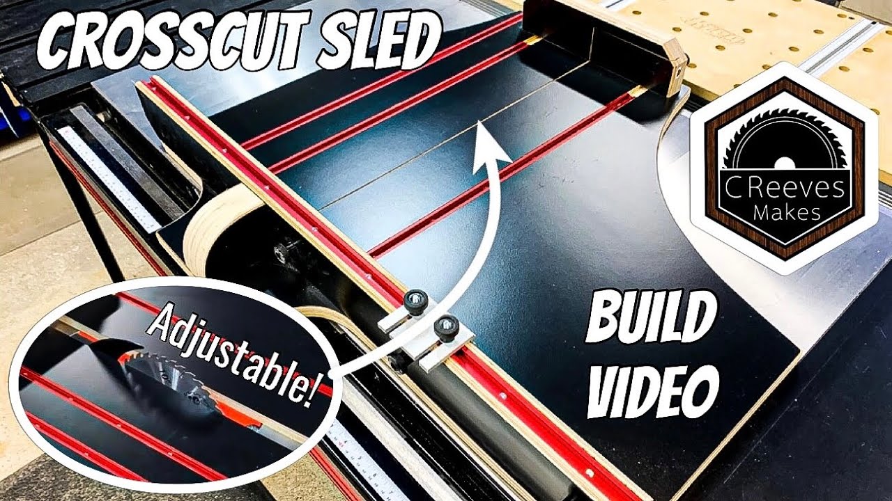 CReeves Makes Crosscut Sled With a Special Feature! - YouTube