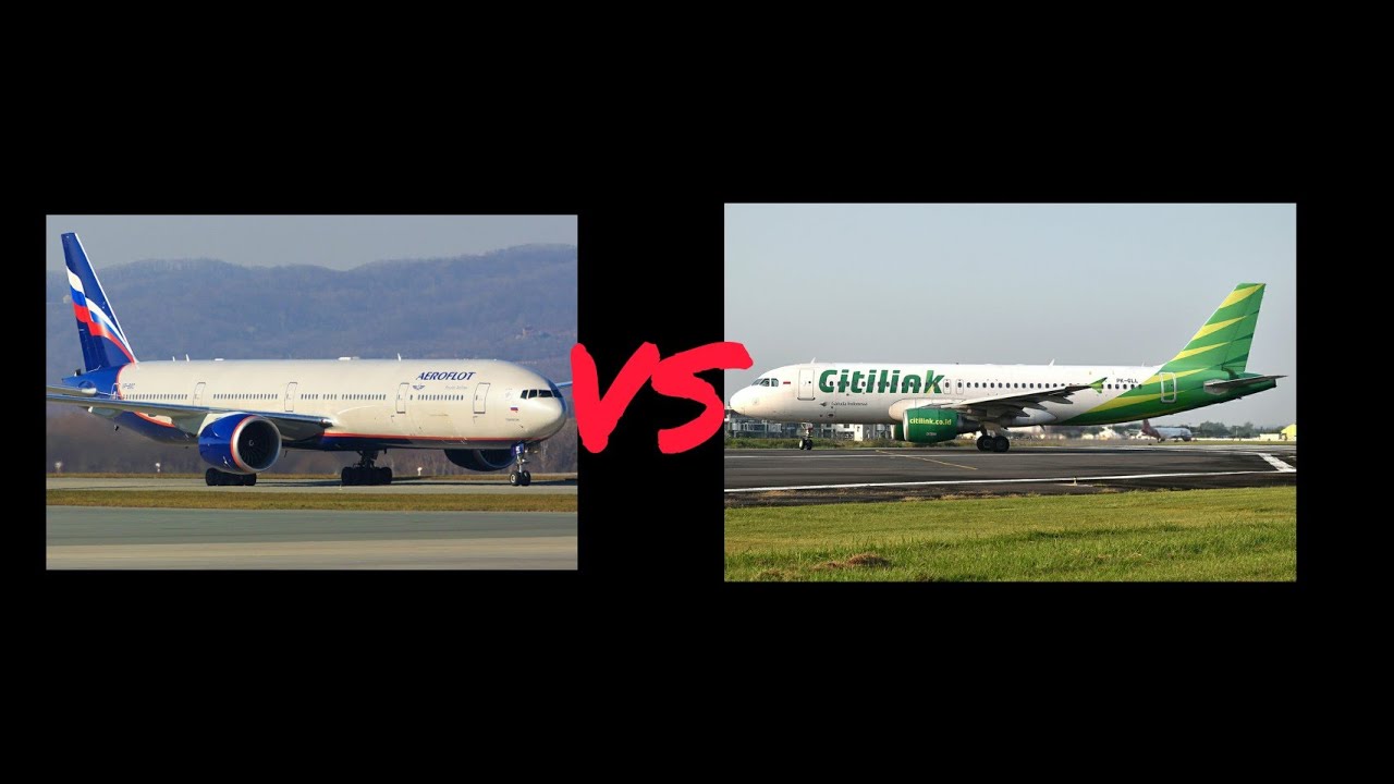 |Boeing 777 VS A320-200| - YouTube