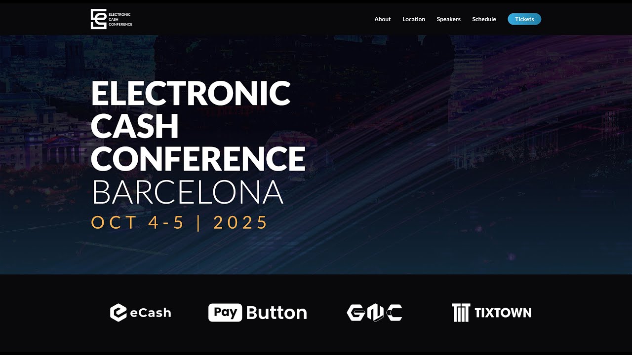 My Thoughts on the Electronic Cash Conference - YouTube
