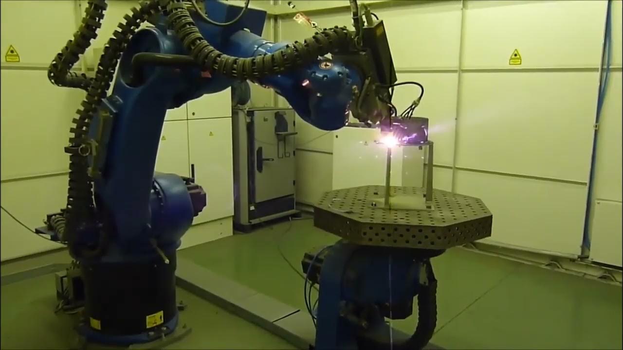 TRUMPF TruLaser Robot 5020 Welding robot (2008) id10927 - For Sale - - YouTube