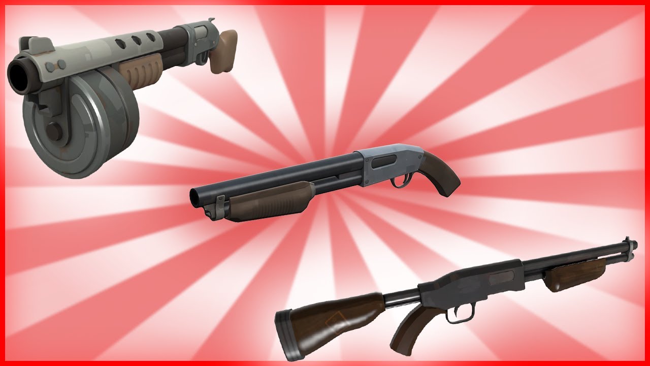 TF2: Heavy's Three Shotguns - YouTube