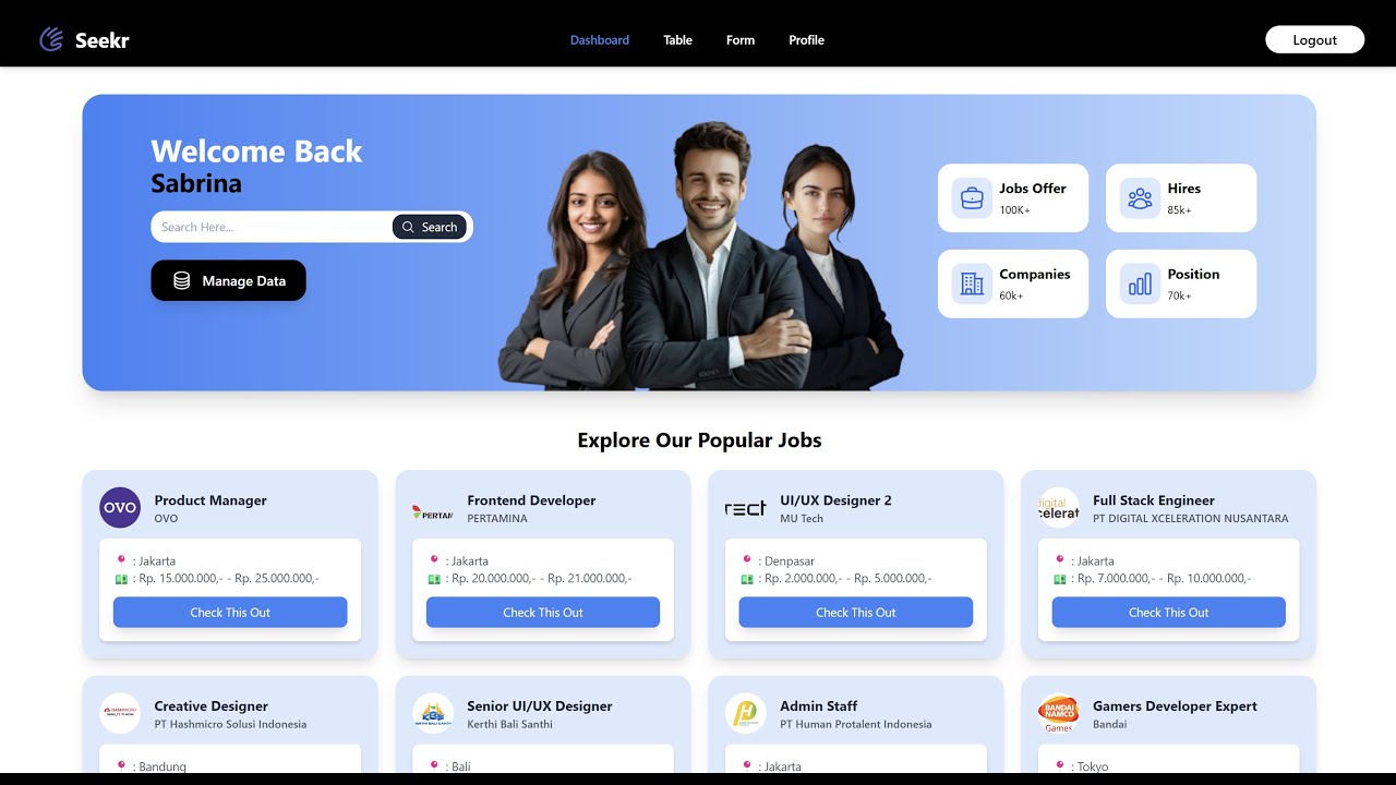 Final Project ReactJS Sanbercode Batch 65 : Seekr - YouTube