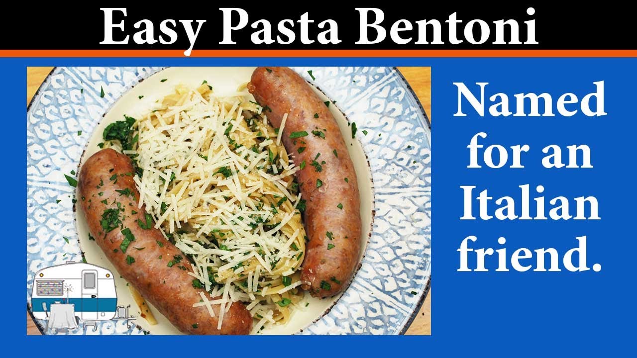 My original recipe for Pasta Bentoni - YouTube