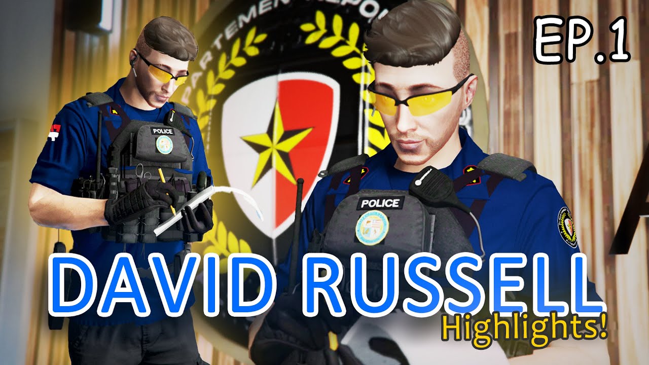 GTA 5 RP INDONESIA - DAVID RUSSELL HIGHLIGHTS EP.1 #gtavrpindonesia # ...