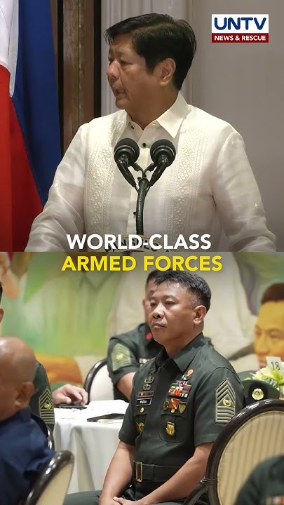 AFP, gagawing world class force ni PBBM; patuloy na suporta sa modernisasyon, tiniyak - YouTube