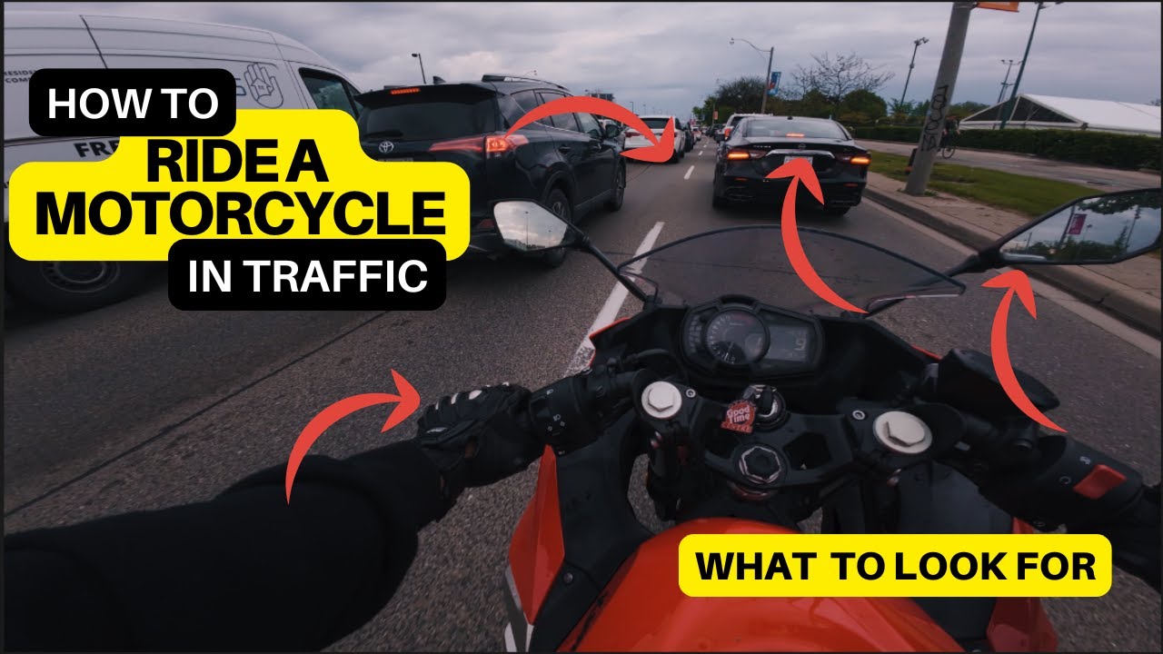 How to Ride in Traffic: Beginner Rider - YouTube
