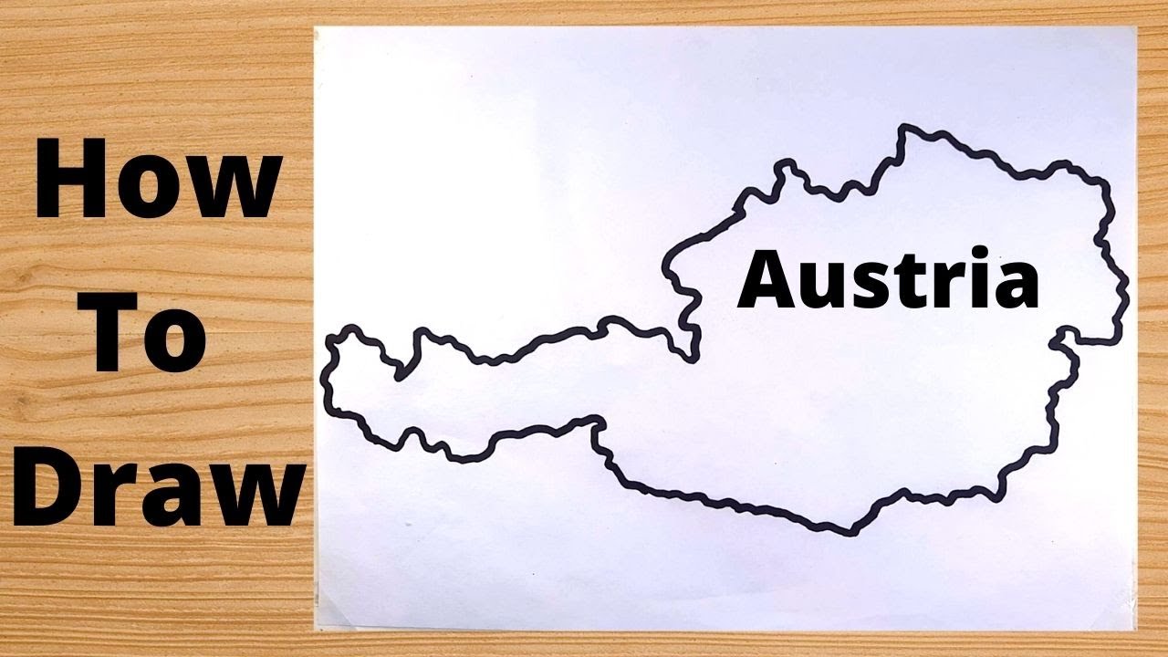 Austria Map Drawing - Simple Trick - YouTube