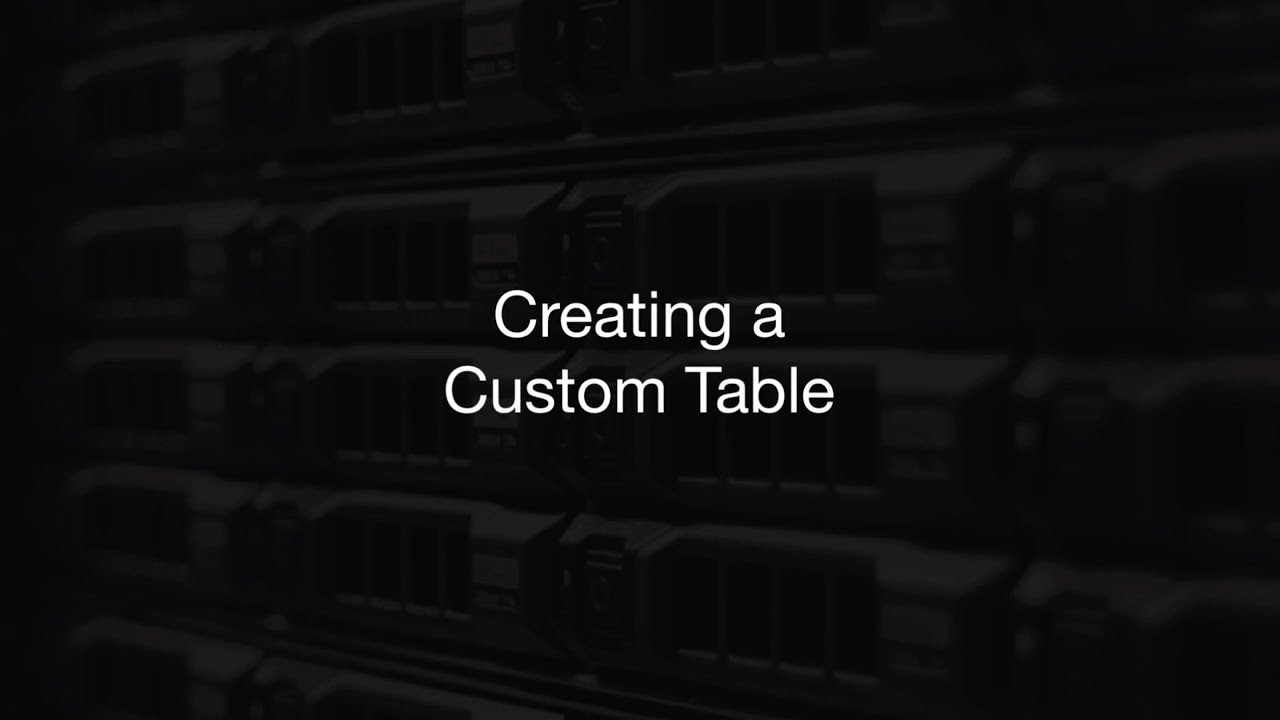Creating A Custom Table YouTube creating-a-custom-table-youtube