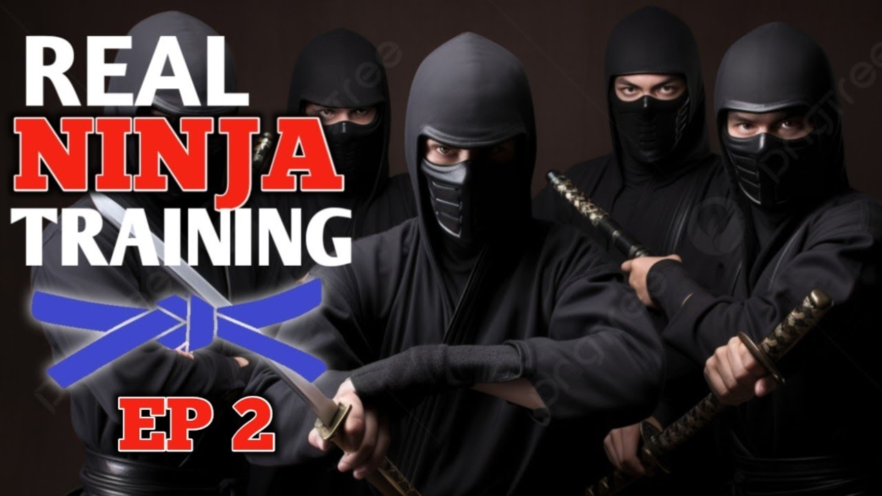Ninja Training Ep, 2 || Blue Belt Syllabus || JUMP Back Kick Tutorial ...
