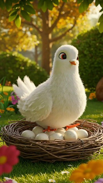 Brave Dove vs Clever Fox 🕊️🦊 #animatedmovie #animation #catimama # ...