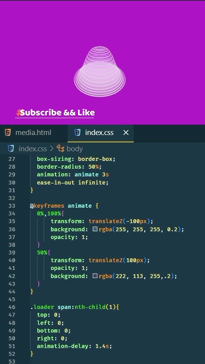 Insane 3D Waves Circle CSS #shorts #css #js #coding #programming #webdeveloper - YouTube