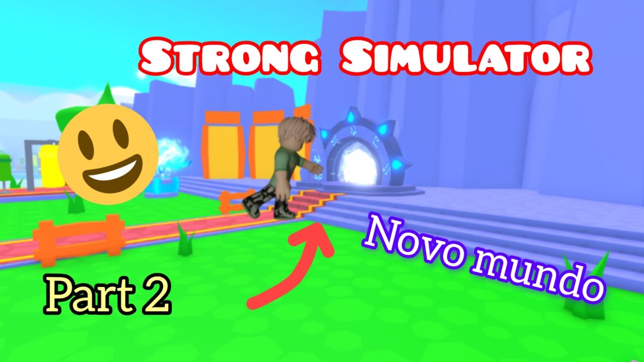 JOGUEI STRONGEST SIMULATOR E QUASE PEGUEI 1B DE FORÇA - YouTube