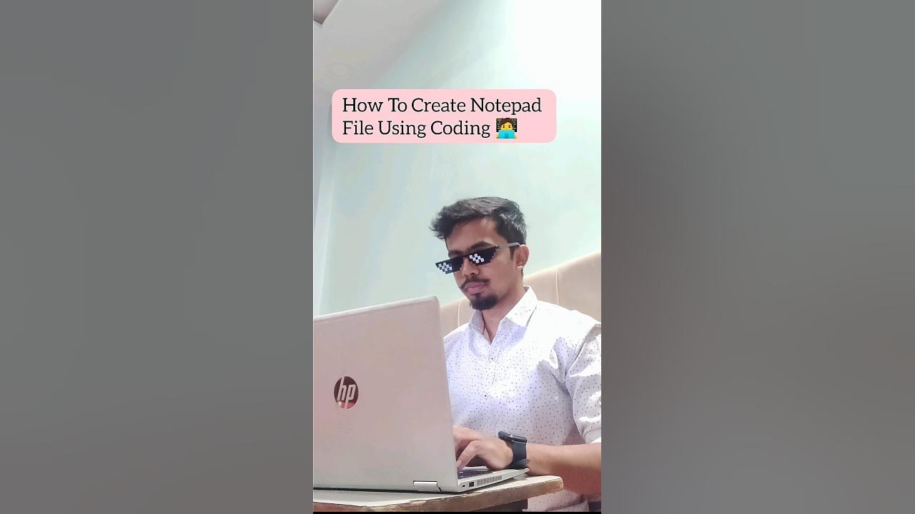 Creating Notepad Files Using Coding Python Guide For Beginners Shorts Python Coding