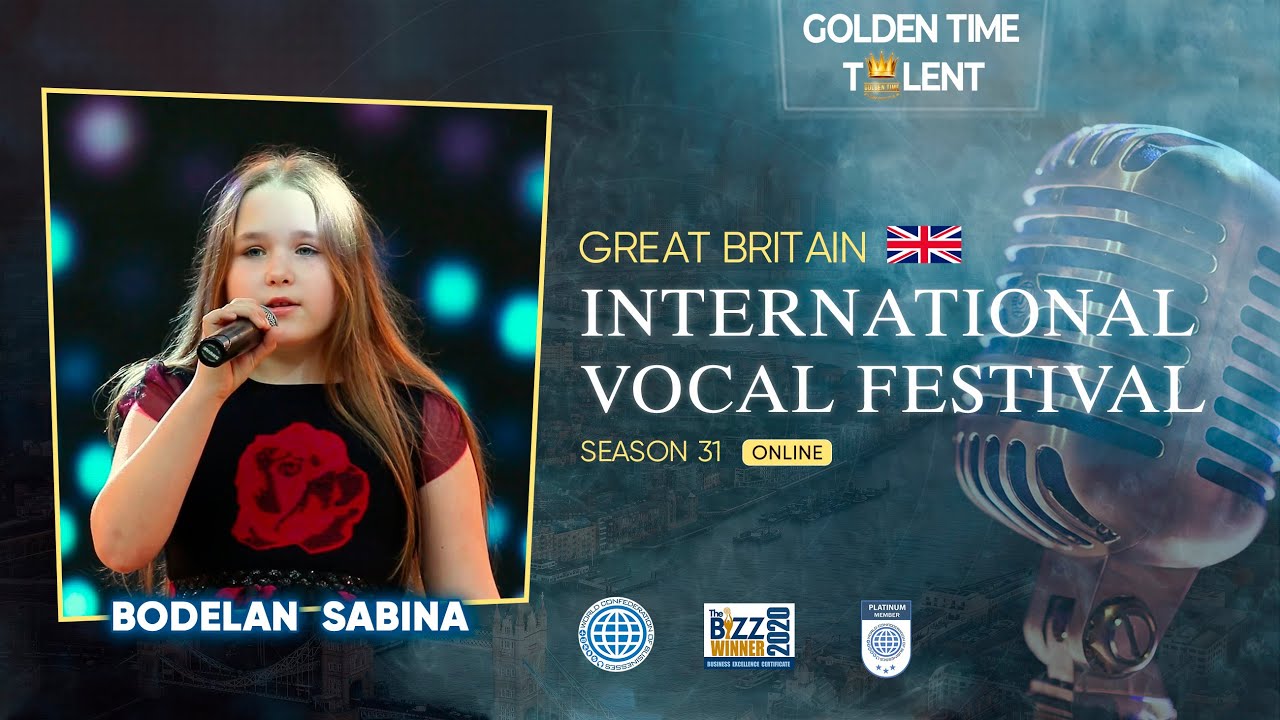 Golden Time Talent | 31 Season | Bodelan Sabina | POP VOCALS - YouTube