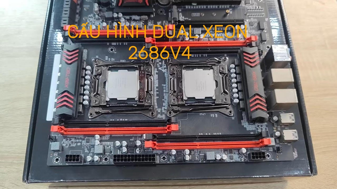 CASE DUAL XEON 2680V4 VỚI 28 nhân 56 Luồng Thích hợp làm ADS, Giả lập ...