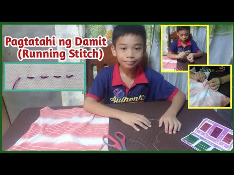 Performance Task in EPP | Pagtatahi ng Damit | Grade 4 - SSES - YouTube