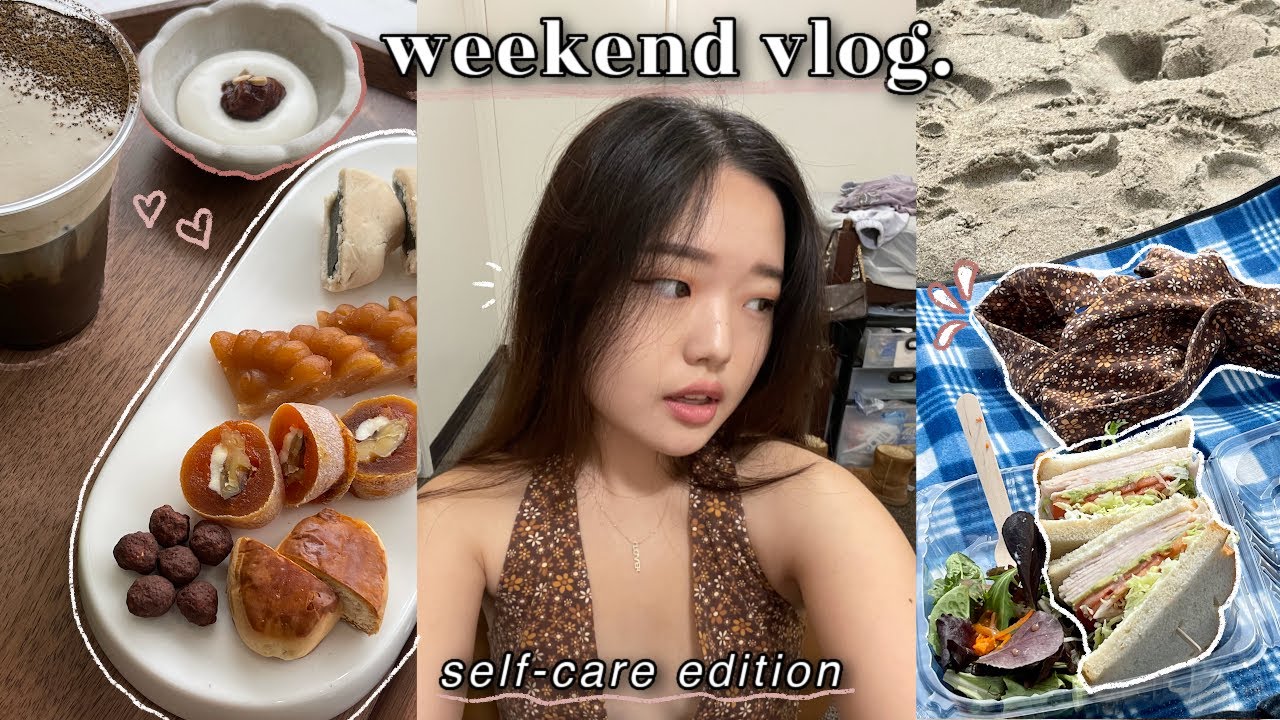 ☕️ WEEKEND VLOG: self-care beach days in malibu, college formal GRWM ...