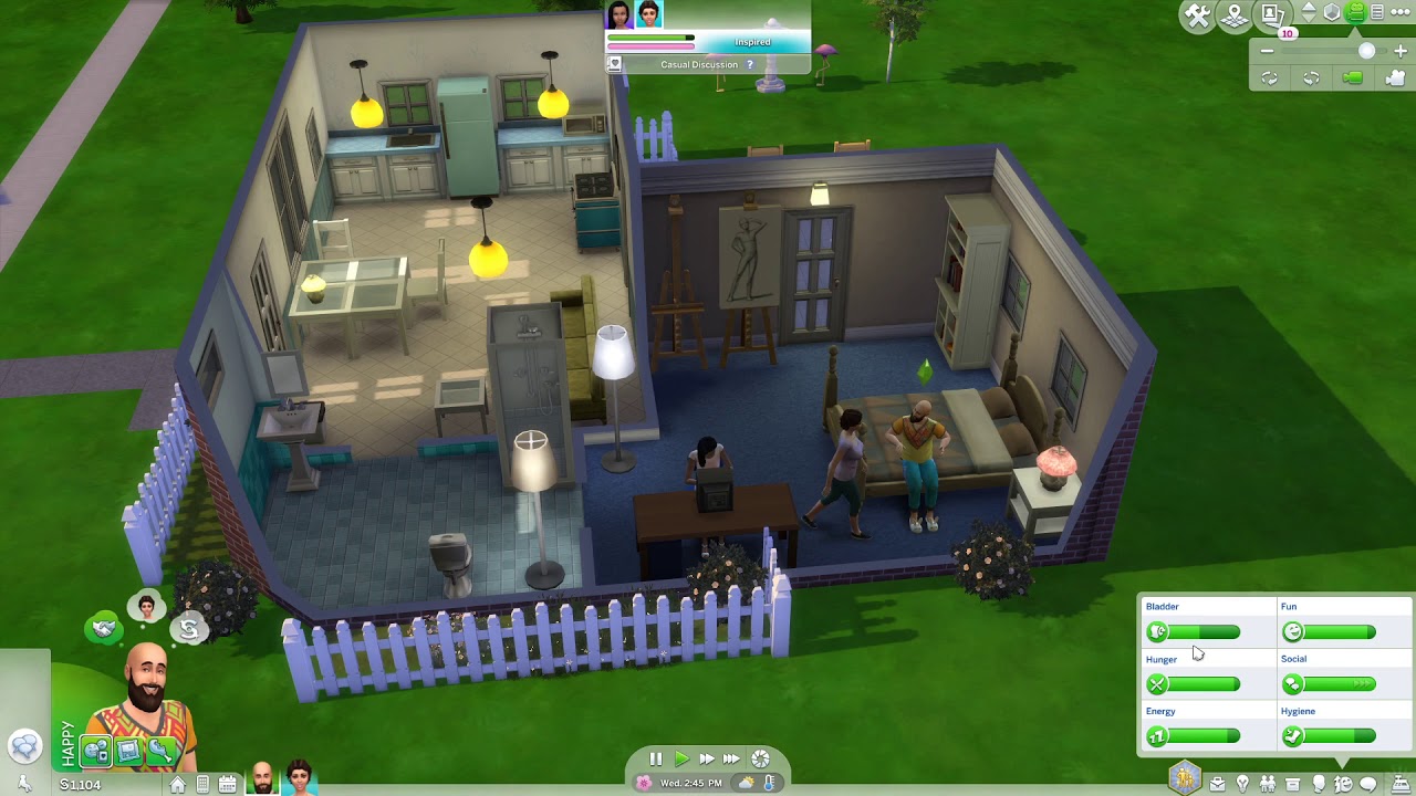 The Sims 4 Newbies, New Computer and Friends - YouTube