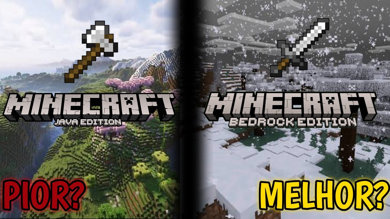 Minecraft JAVA x BEDROCK, qual as diferenças? Qual comprar? - YouTube