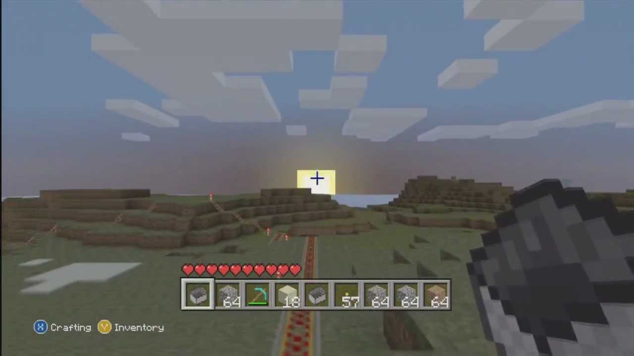 Minecraft Tuesdays #4 - Powered Rail/Railway in Minecraft Xbox 360 ...
