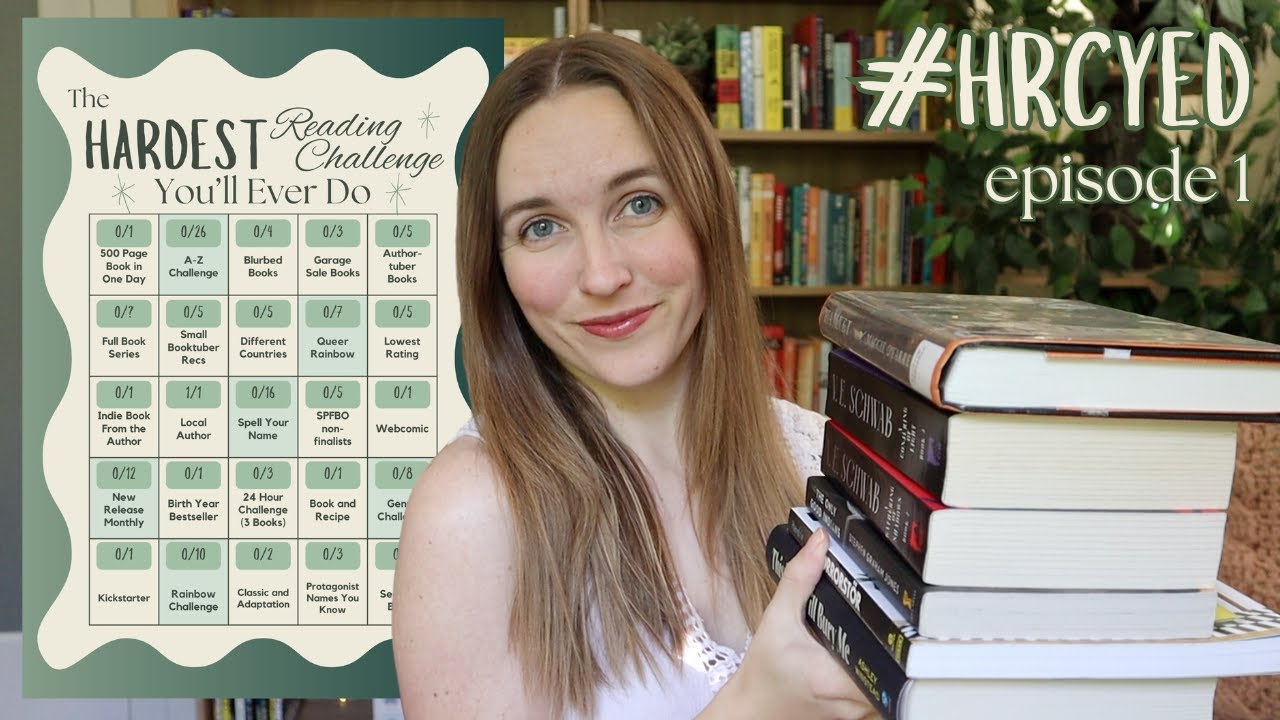 Beginning the Hardest Reading Challenge | Reading Vlog | HRCYED ep1 ...