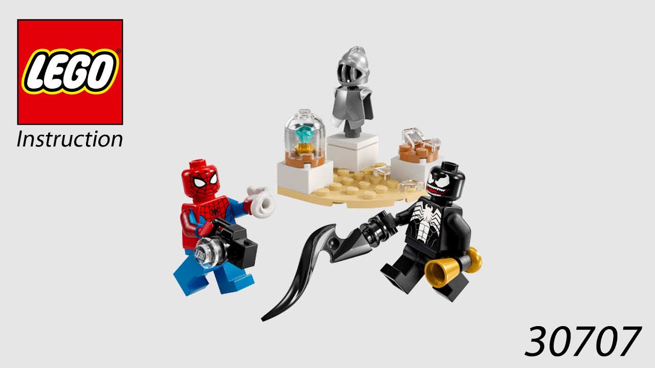 LEGO Instruction - Marvel - 30707 - Venom's Museum Robbery - YouTube