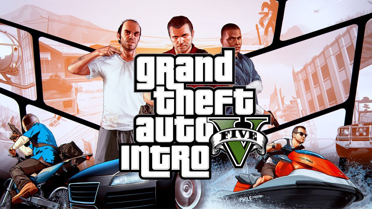 Grand Theft Auto V GTA 5 - Intro (PC,PS4,XBOX One) - YouTube
