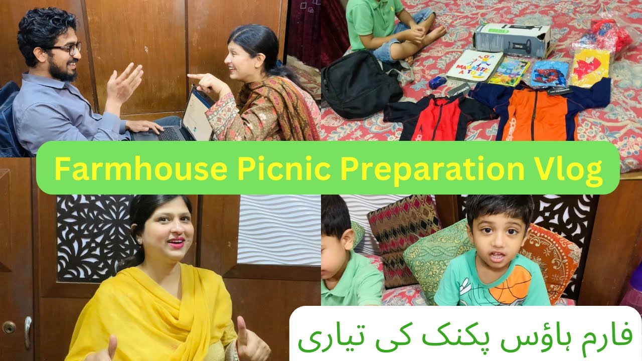 Farm house Picnic Preparation Vlog I Picnic ideas - YouTube