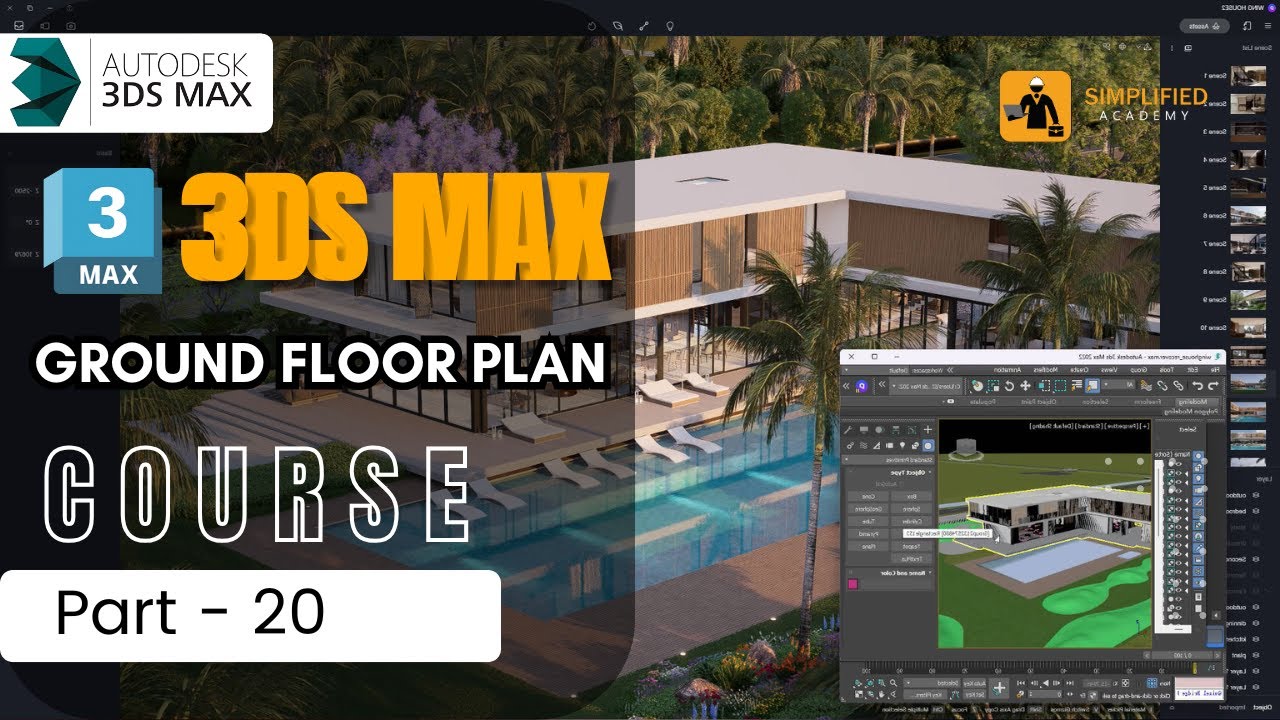 𝐅𝐥𝐨𝐨𝐫𝐢𝐧𝐠 𝐢𝐧 𝟑𝐃𝐒 𝐌𝐚𝐱 | 𝐆𝐫𝐨𝐮𝐧𝐝 𝐅𝐥𝐨𝐨𝐫 𝐏𝐥𝐚𝐧 (𝐏𝐚𝐫𝐭 𝟐𝟎) - YouTube