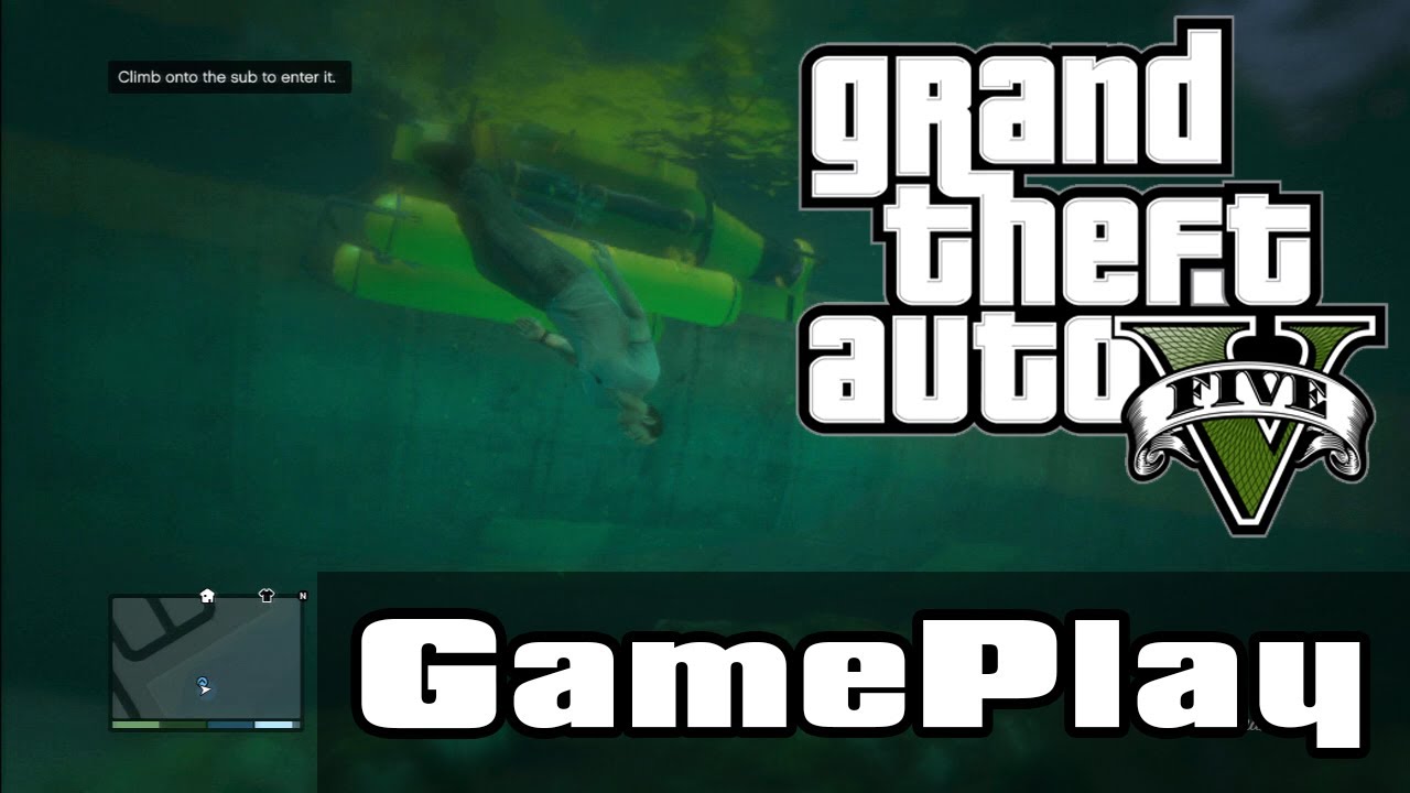 Let's Play: Grand Theft Auto V - Submarine, swimming, and the ocean ...