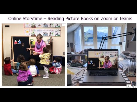 Preschool Storytime - How to Share Picture Books on Zoom or Teams - YouTube