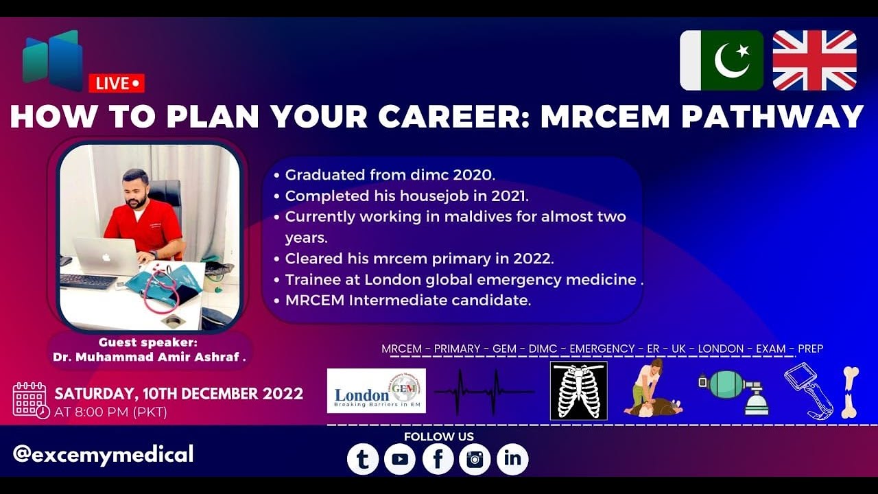 HOW TO PLAN YOUR MRCEM PATHWAY AND WORK IN UK. - YouTube