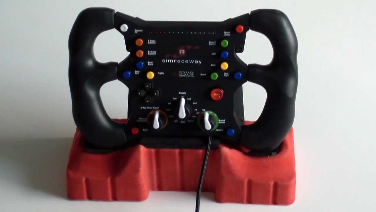 Steelseries Steering Wheel SRW-S1 Simraceway Unboxing & Test - YouTube