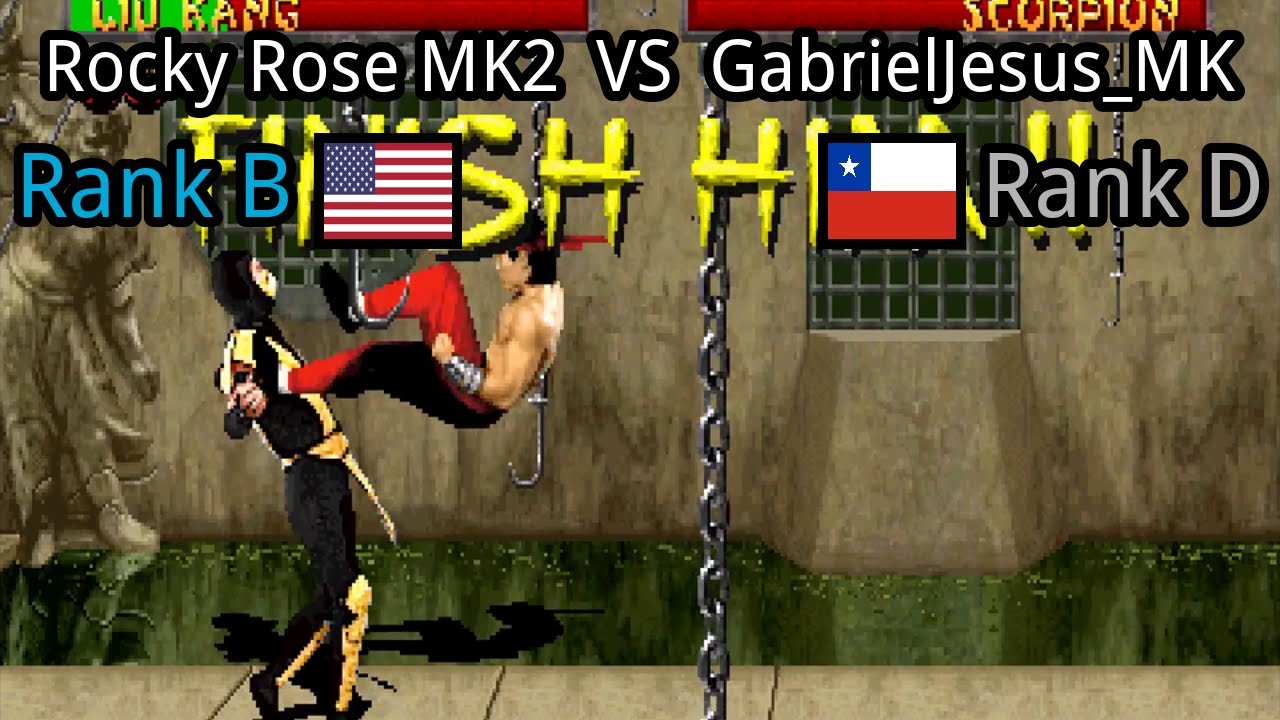 Mortal Kombat II: Rocky Rose MK2 (US, Rank B) vs GabrielJesus_MK (CL ...