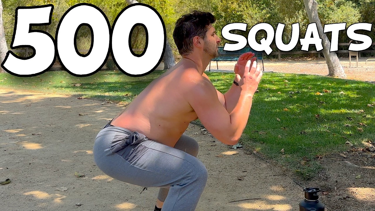 Doing 500 Squats in 1 Workout - YouTube
