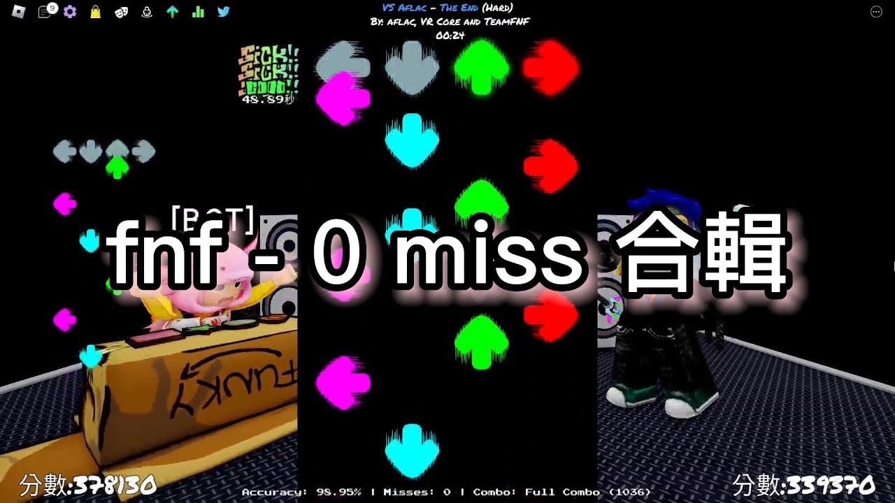 fnf - 0 miss 合輯!!!!! - YouTube