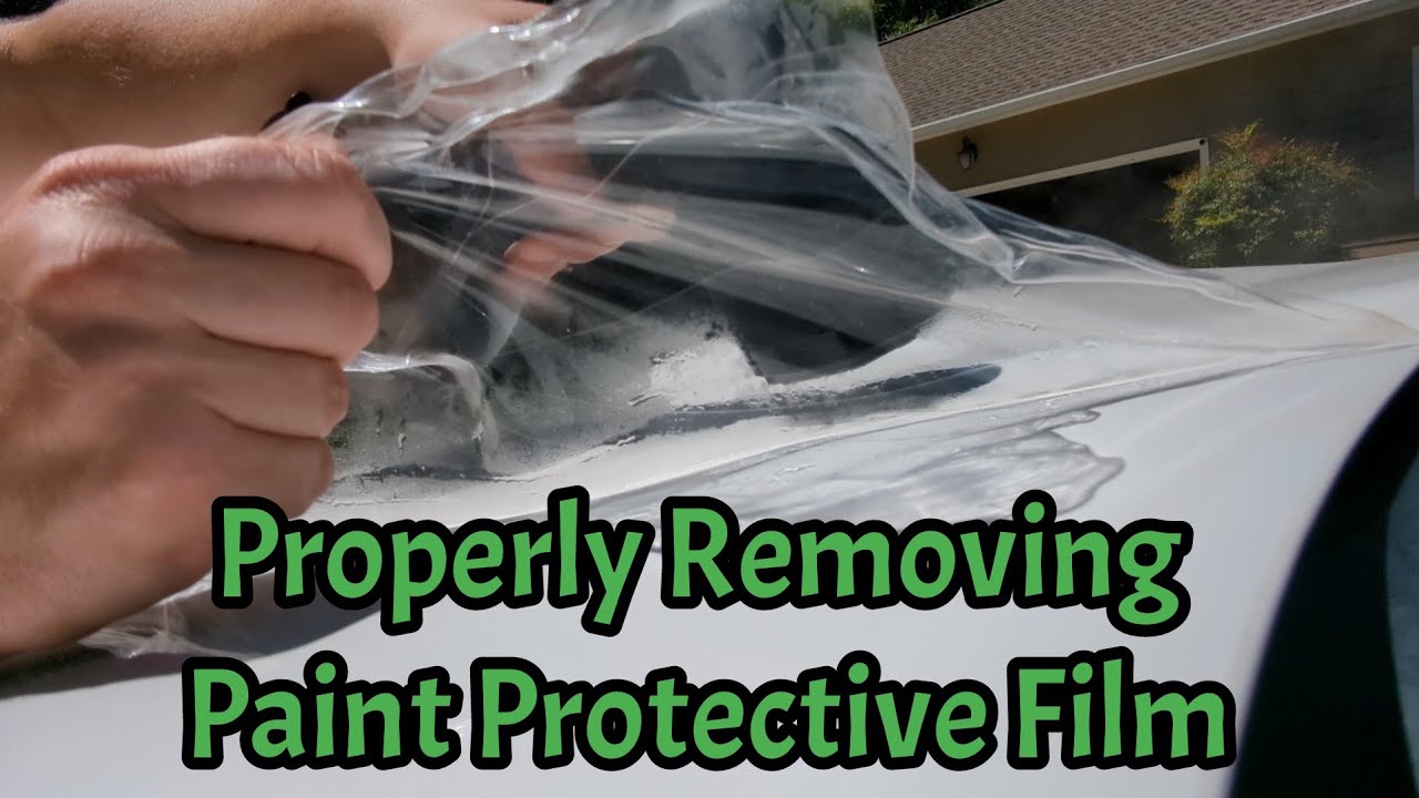 How to Remove Paint Protective Film / Vinyl Wrap / PPF - YouTube