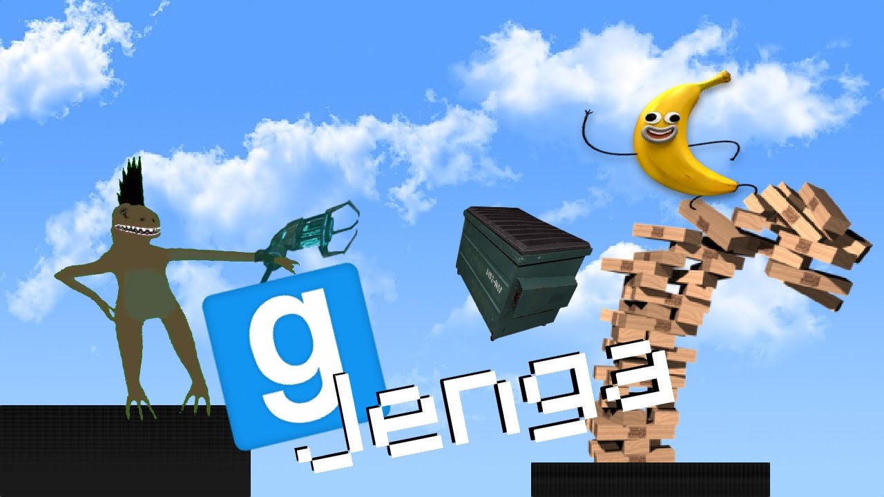 DIE FROM THE BANANA! - Gmod Jenga w/MCA - YouTube